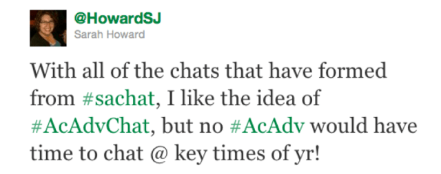 Academic Advisors + @AcAdvChat = #AcAdv Chat Network – techKNOWtools